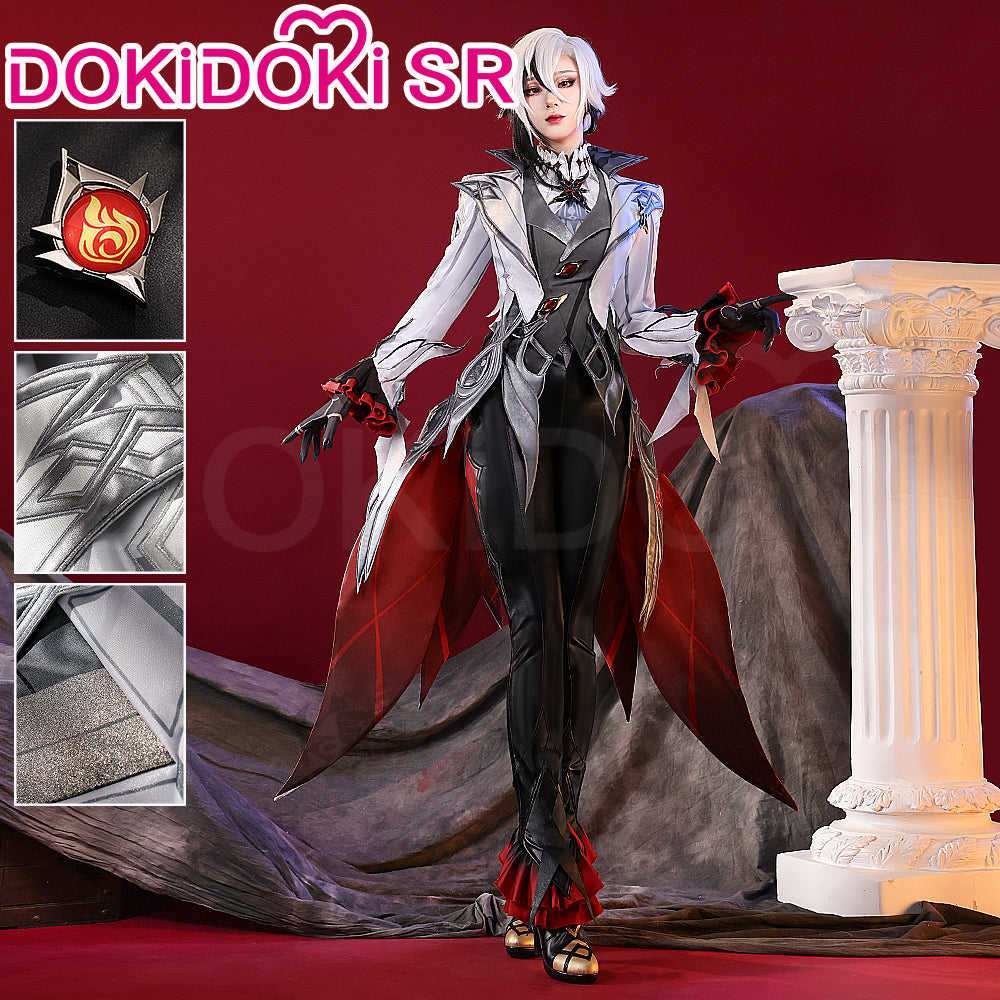 【Size S-2XL】DokiDoki-SR Game Genshin Impact Fontaine Fatui Harbinger C ...