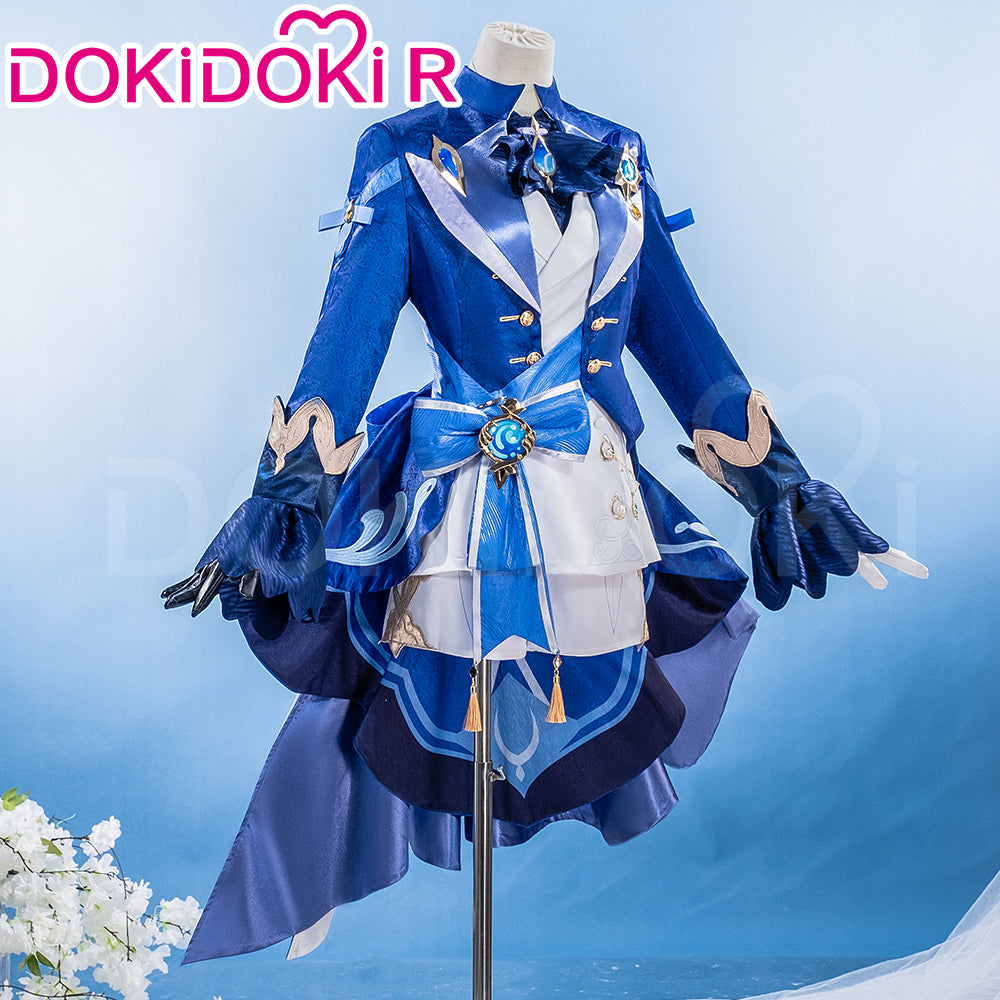 DokiDoki-R Game Genshin Impact Furina Costume Dress Focalors Fontaine ...
