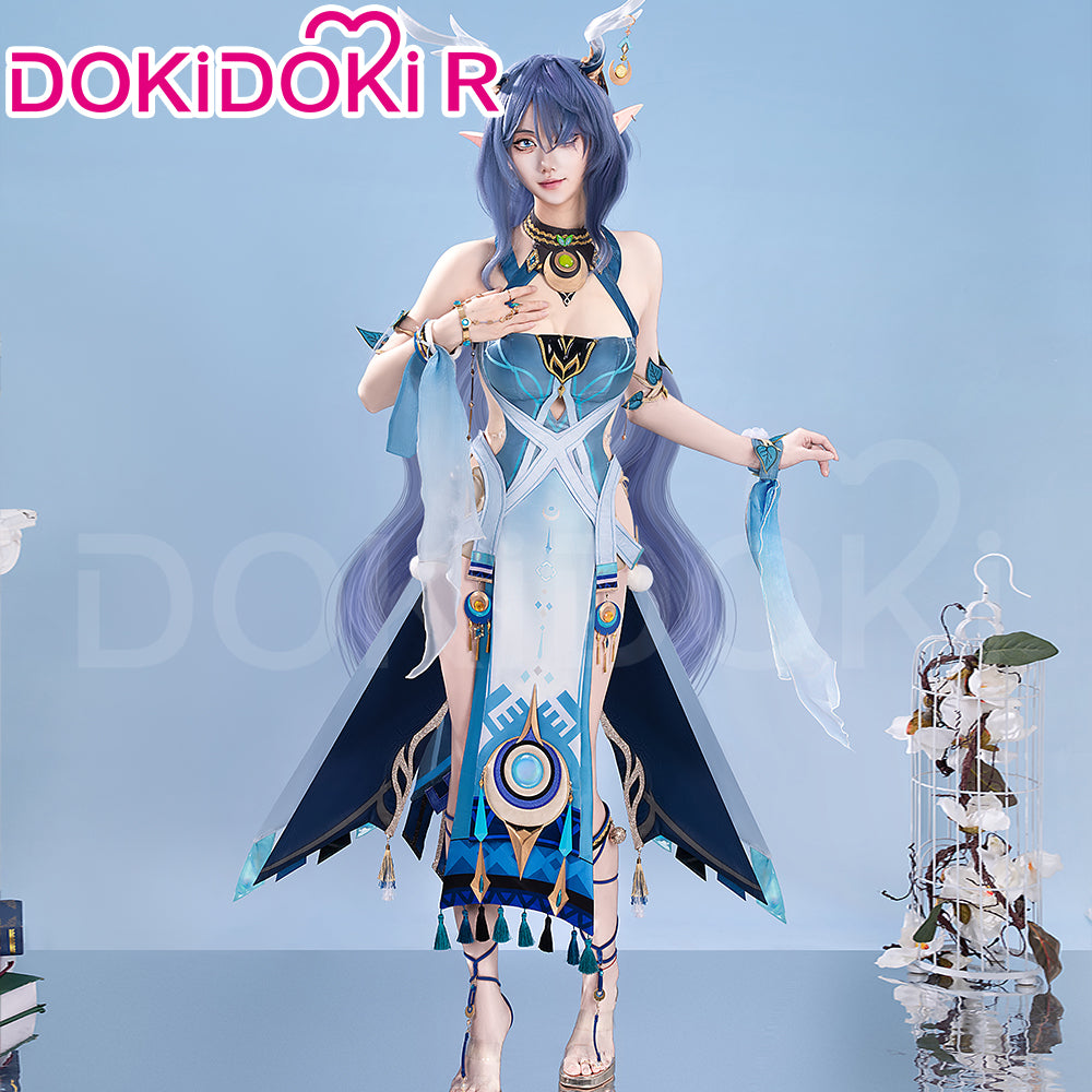 【Size XS-2XL】DokiDoki-R Game Genshin Impact Cosplay Lauma Costume Song ...