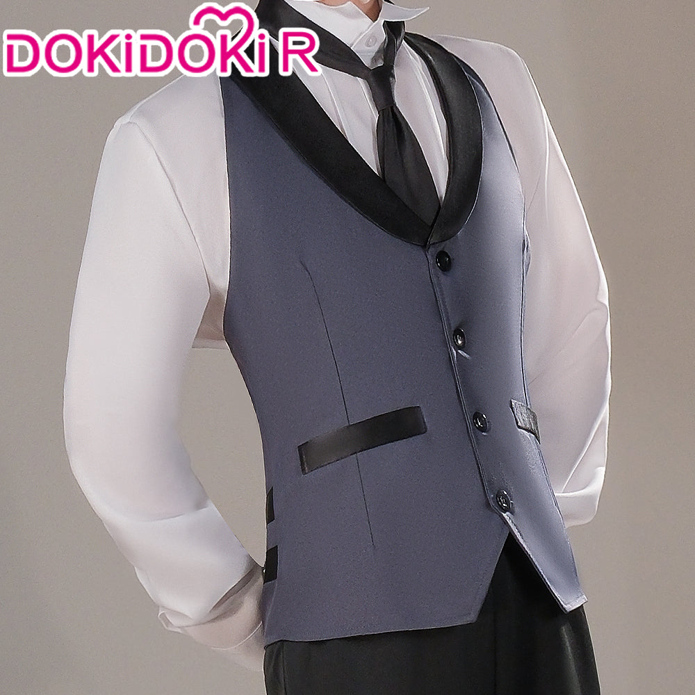 【Size S-3XL】DokiDoki-R Anime Black Butler Cosplay Sebastian Costume ...