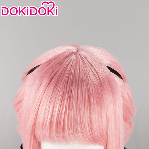 DokiDoki Game Infinity Nikki Cosplay Nikki Wig Long Curly Pink Hair Do ...