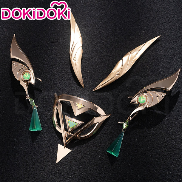【Wig Ready For Ship】DokiDoki Game Genshin Impact Cosplay Nefer Wig / H ...