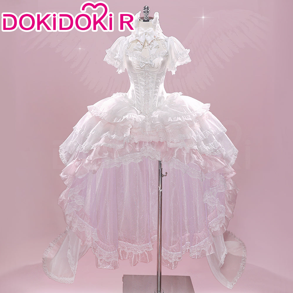 DokiDoki-R Anime Cosplay Goddess / Devil Costume Dress Doujin Purple ...