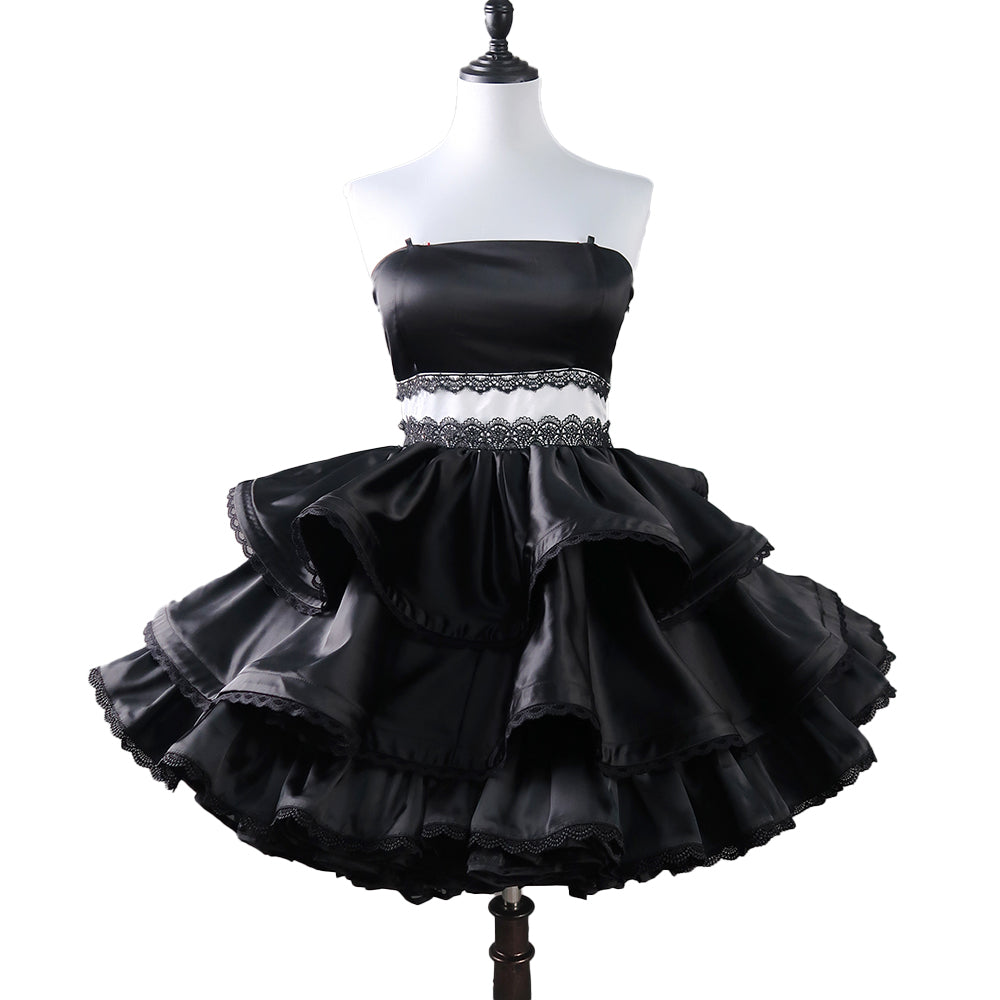 【Partially Ready For Ship】DokiDoki-R Cosplay Black Butterfly Dress Cos ...