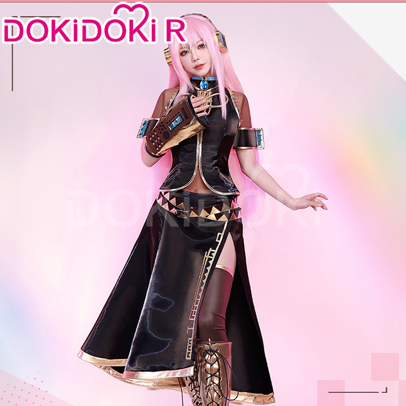 【In Stock】DokiDoki-R VSINGER Cosplay Lukaa Costume Black Dress ...