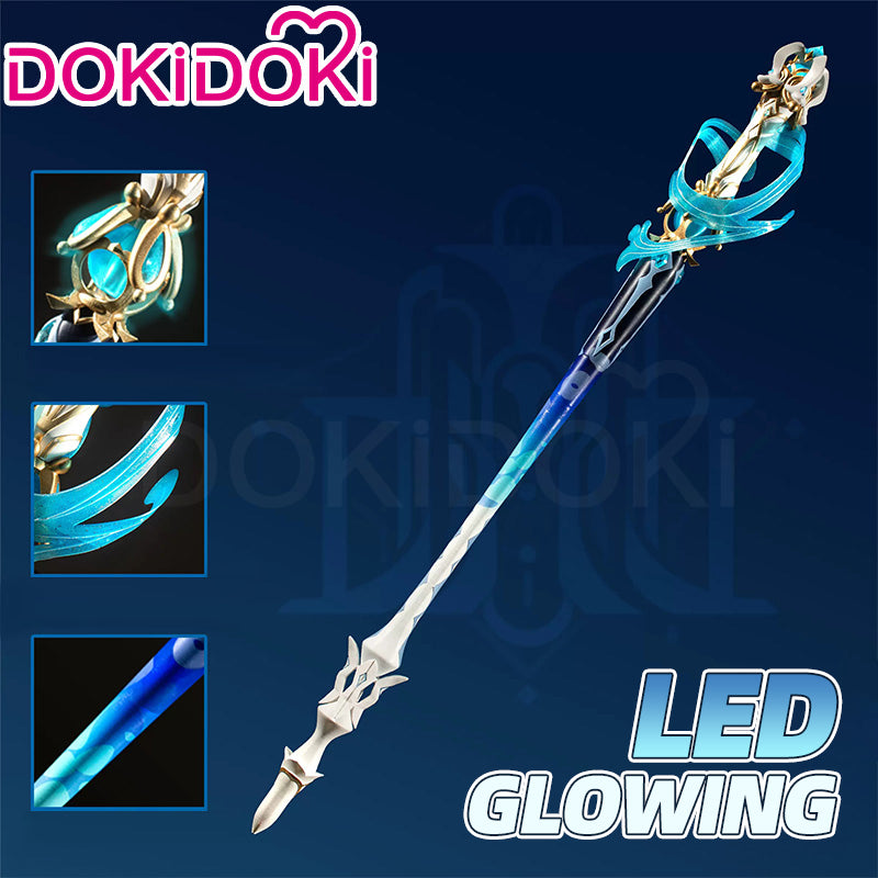 【LED GLOWING】DokiDoki Game Genshin Impact Cosplay Furina Sword Prop Sp ...