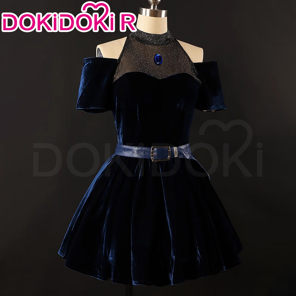 【Size XS-3XL】DokiDoki-R Music Video Cosplay Costume Black Dress R1 ...