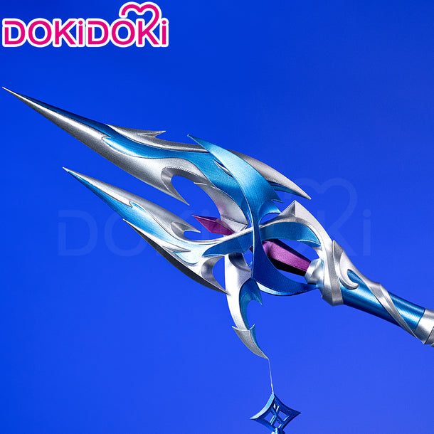 【Glowing】DokiDoki Game Genshin Impact Cosplay Flins Polearms Prop Bloo ...