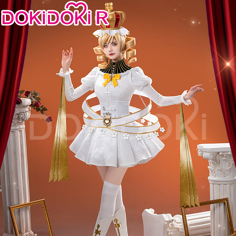 【In Stock】DokiDoki-R Anime Cosplay Holy Mamii Costume Women White Dres ...