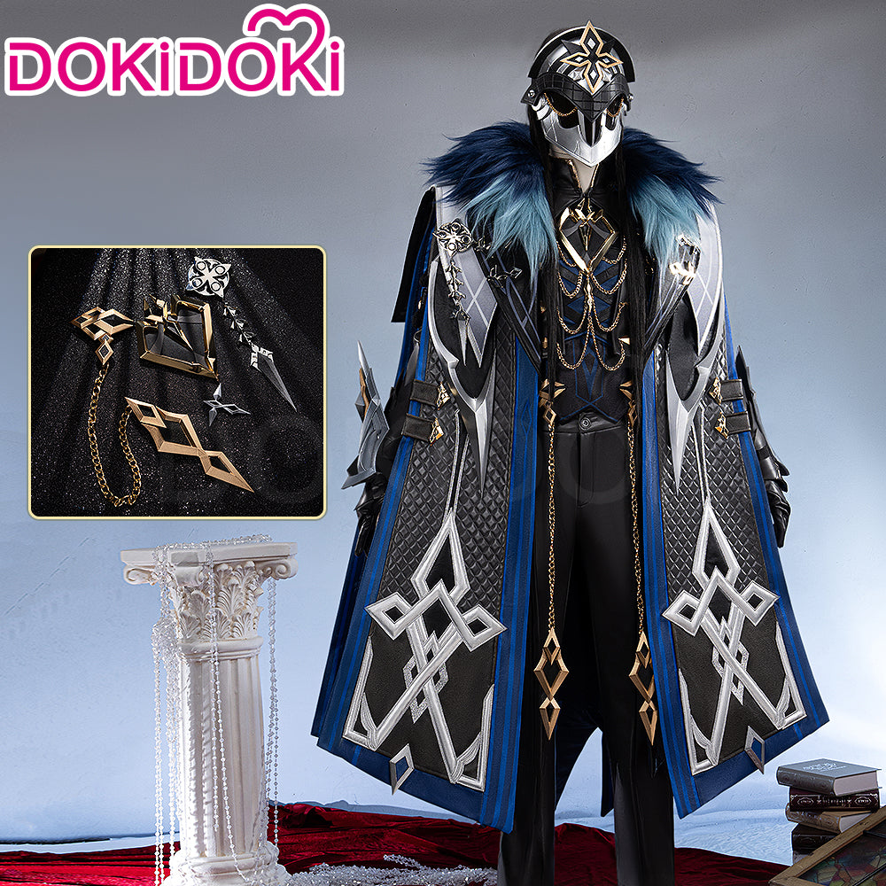 【Size S-4XL】DokiDoki Game Genshin Impact Cosplay II Capitano Costume T – dokidokicosplay