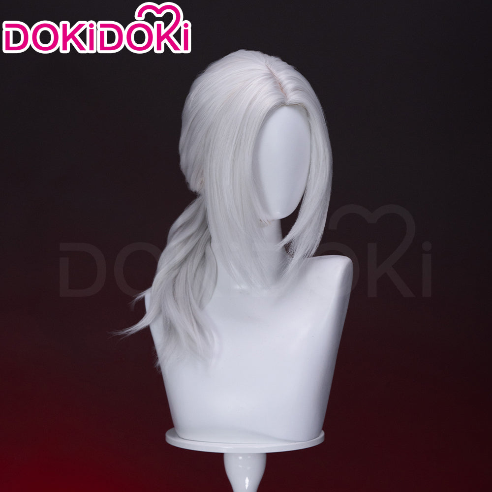 DokiDoki Game Bloodborne Cosplay Lady Maria Wig White Long Straight Ha ...