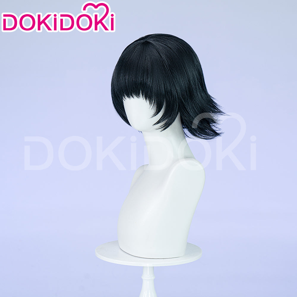 【Ready For Ship】DokiDoki Anime Cosplay Wig Short Black Hair ...