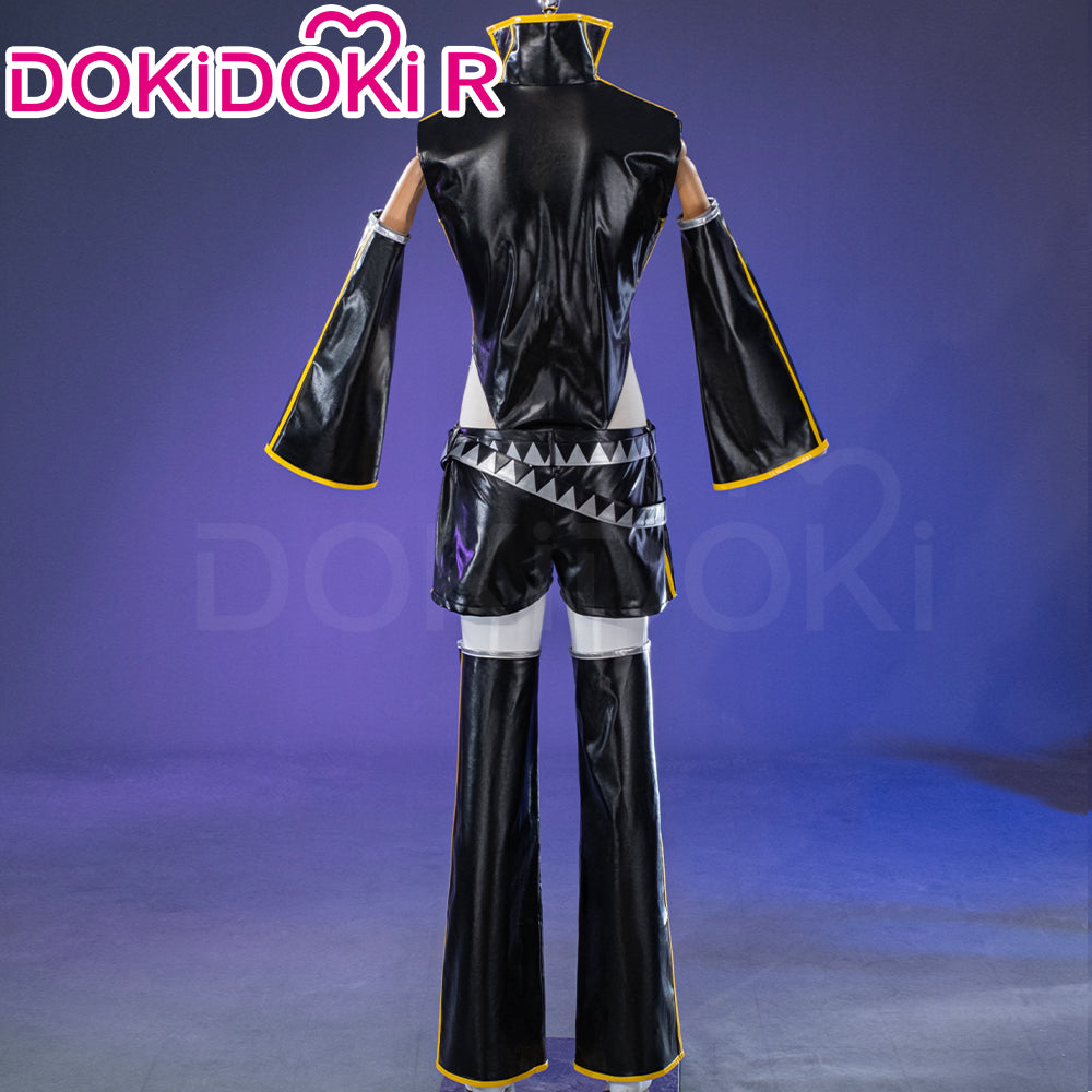 DokiDoki-R VSINGER Cosplay Kagamine Len Costume Punk Leather ...