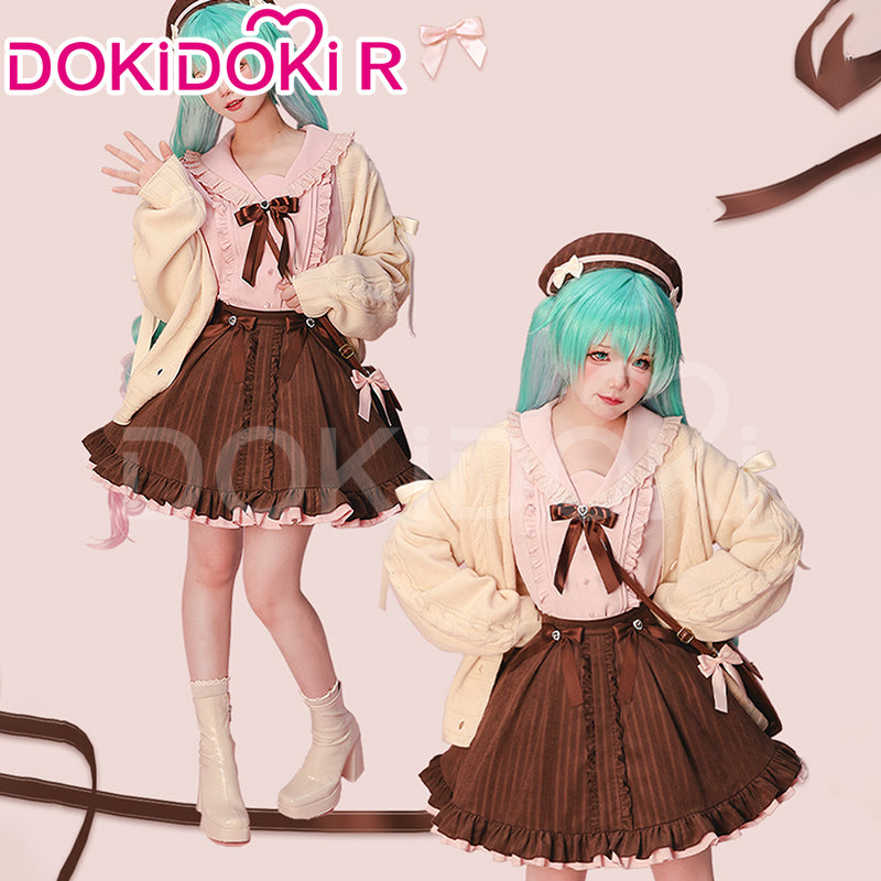 DokiDoki-R Cosplay Autumn Date Costume Sweet Dress Lolita Jirai Kei ...