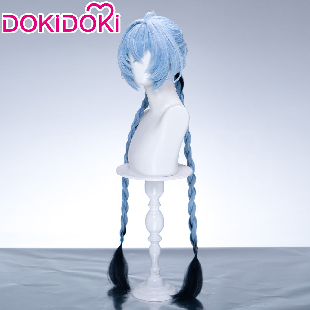 DokiDoki Game Zenless Zone Zero Cosplay Lucia Wig Long Straight Blue H ...
