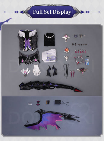 【Size S-3XL】DokiDoki-SR Game Genshin Impact Cosplay Durin Costume Song ...