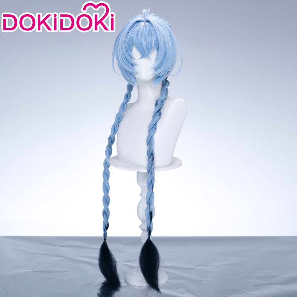 DokiDoki Game Zenless Zone Zero Cosplay Lucia Wig Long Straight Blue H ...