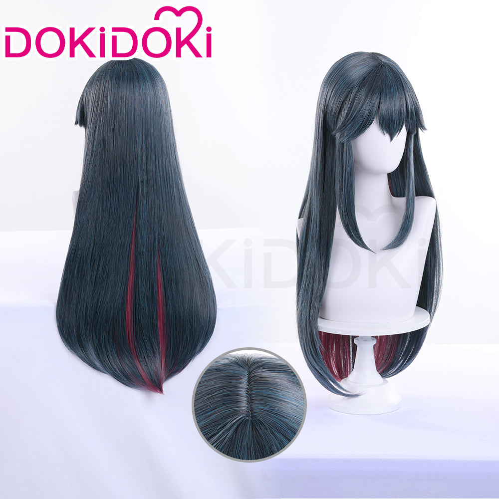 DokiDoki Game Arknights Cosplay Texas Wig Winter Messenger Skin Long G ...