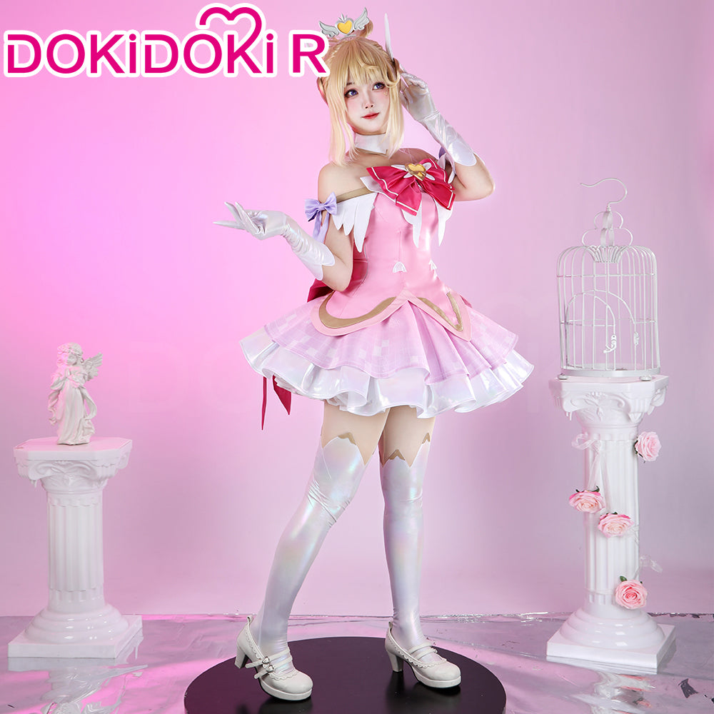【Size XS-2XL】DokiDoki-R Game Cosplay Costume Magical Girl Fight Suit ...