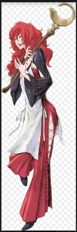 DokiDoki Game NieR Replicant Devola Cosplay Wig Long Curly Red Hair ...