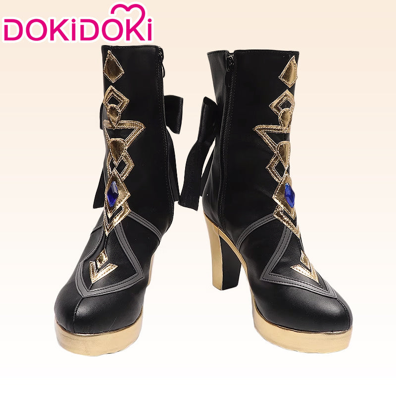 DokiDoki Game Genshin Impact Cosplay Navia Shoes Fontaine – dokidokicosplay