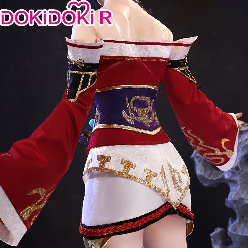 【Ready For Ship】【Size XS-2XL】DokiDoki-R Game Cosplay Costume Red Dress ...