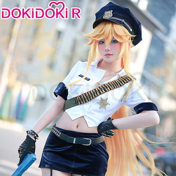 【Partially In Stock】DokiDoki-R Anime Cosplay Costume Angel Police Unif ...