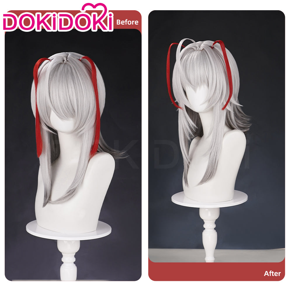 DokiDoki-SR Game Arknights Cosplay Wisadel W Costume / Wig 5th Anniver ...