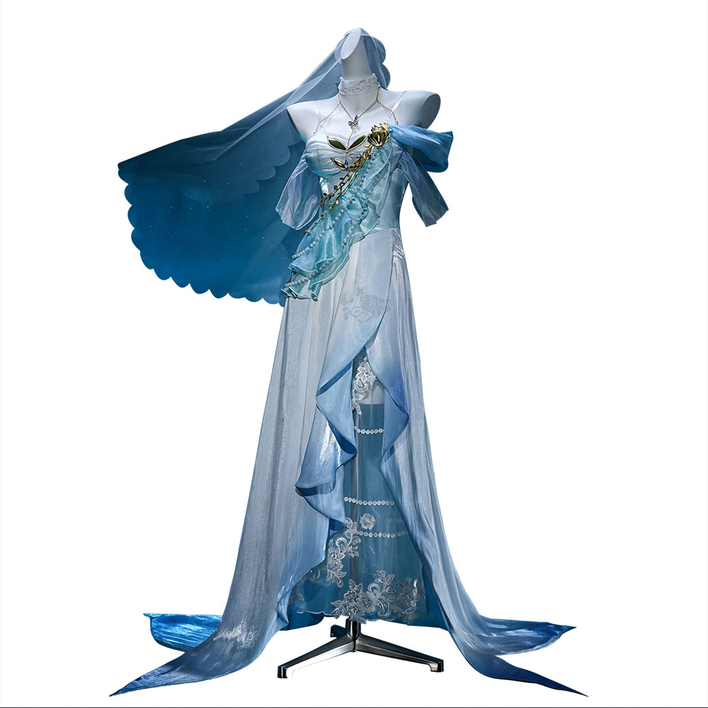 DokiDoki-SR Game Genshin Impact Furina Costume Tideheart Doujin Focalo ...