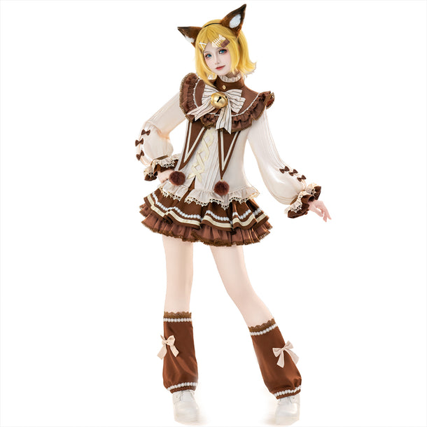 Dkidoki-R Vsinger Cosplay Rinn / Lenn Cafe Cat Costume Doujin ...