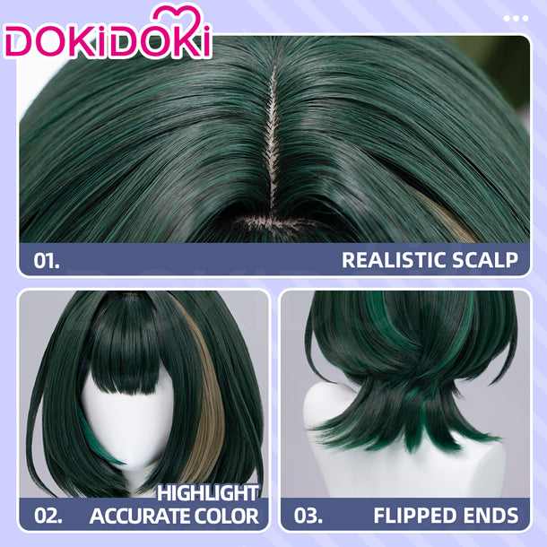 【Wig Ready For Ship】DokiDoki Game Genshin Impact Cosplay Nefer Wig / H ...
