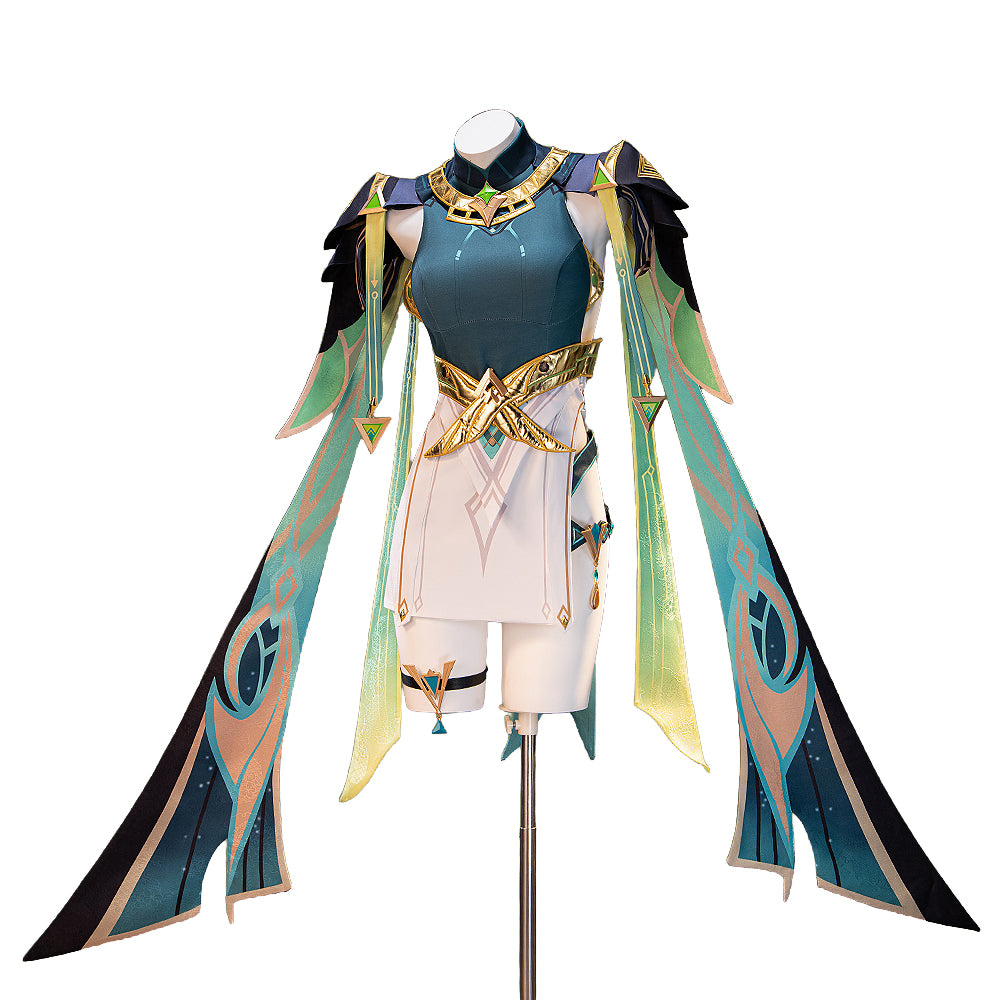 【Size XS-3XL】DokiDoki-N Game Genshin Impact Cosplay Nefer Costume Song ...