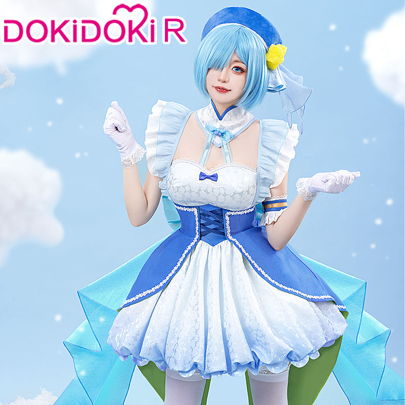 【In Stock】DokiDoki-R Anime Cosplay Blue Pink Costume Magical Girl ...