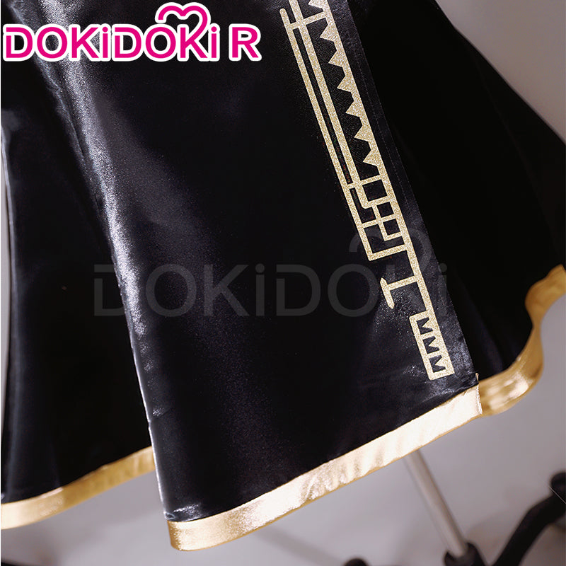 DokiDoki-R VSINGER Cosplay Lukaa Costume Black Dress – dokidokicosplay