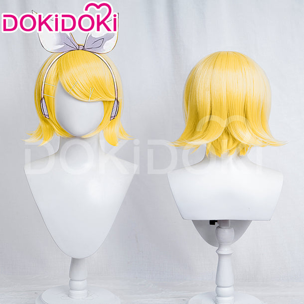 【Ready For Ship】DokiDoki VSINGER Cosplay Kagamine Rin Cosplay Wig Shor ...