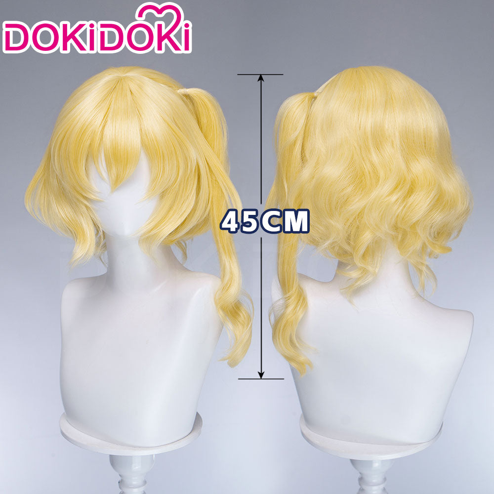DokiDoki Anime TouHou Project Cosplay Flandre Scarlet Wig Light Yellow ...