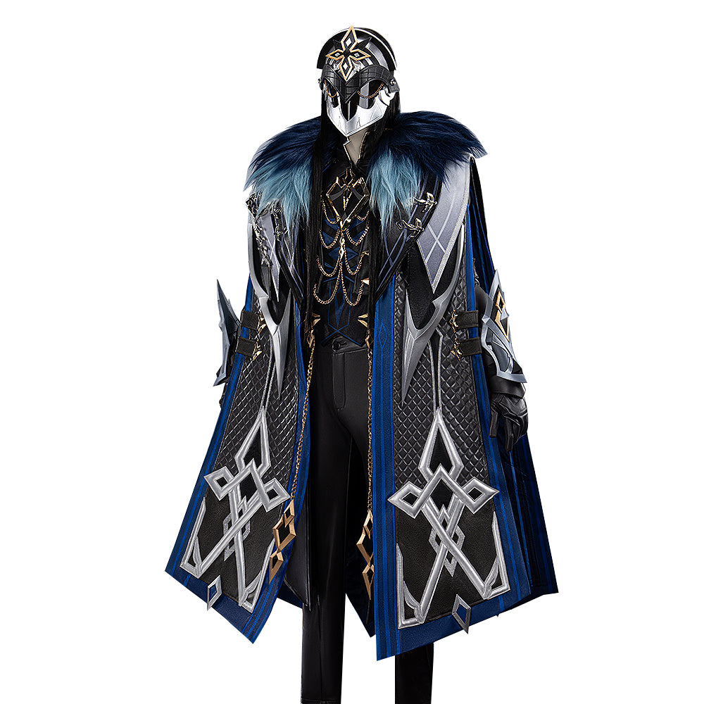 【Size S-4XL】DokiDoki Game Genshin Impact Cosplay II Capitano Costume T ...