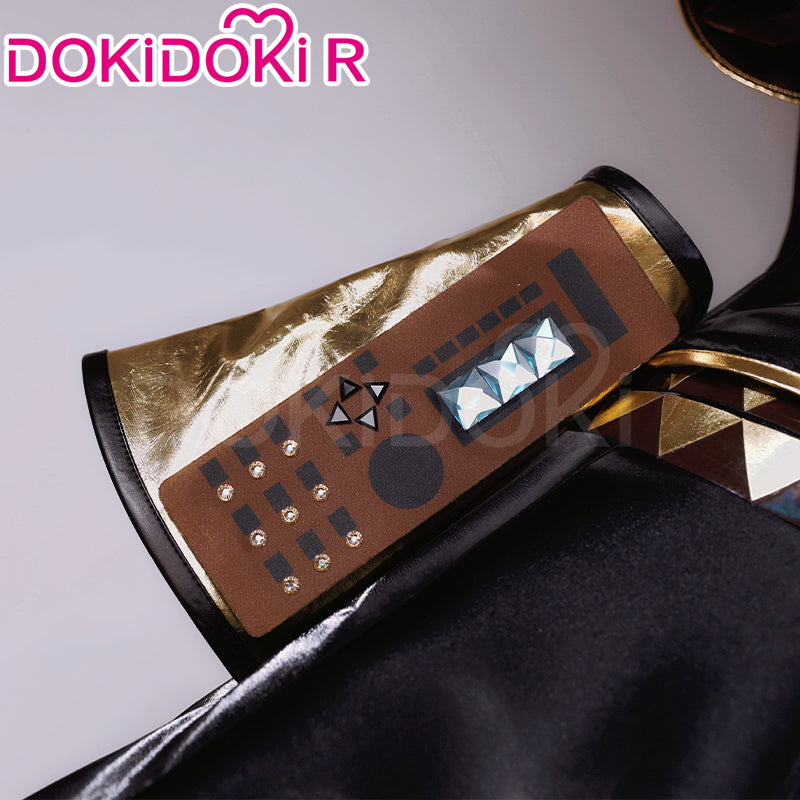 DokiDoki-R VSINGER Cosplay Lukaa Costume Black Dress – dokidokicosplay
