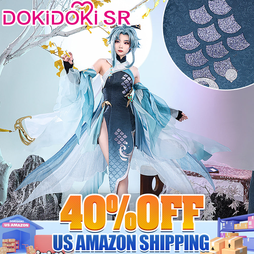 【US Amazon Shipping】DokiDoki-SR Game Genshin Impact Cosplay Pinger Cos ...
