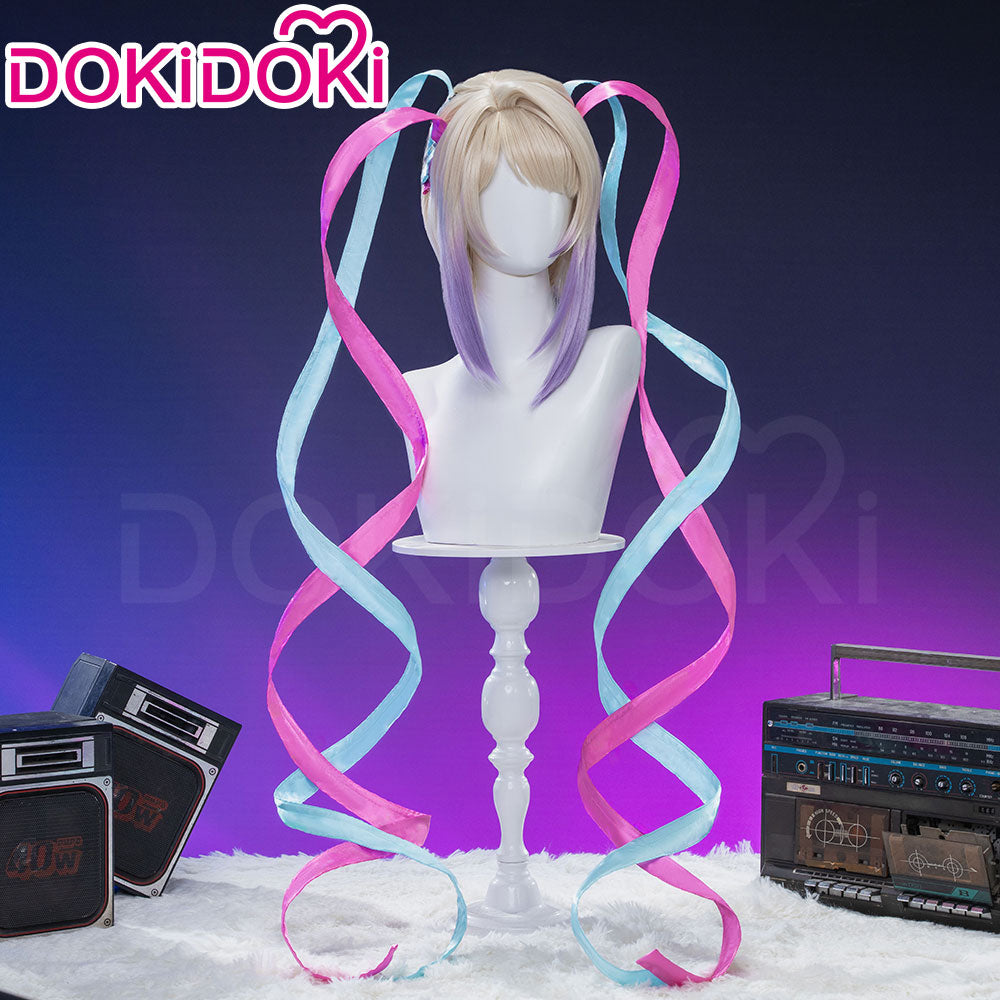 DokiDoki Game NEEDY GIRL OVERDOSE Cosplay KAngel Wig Long Straight Blo ...