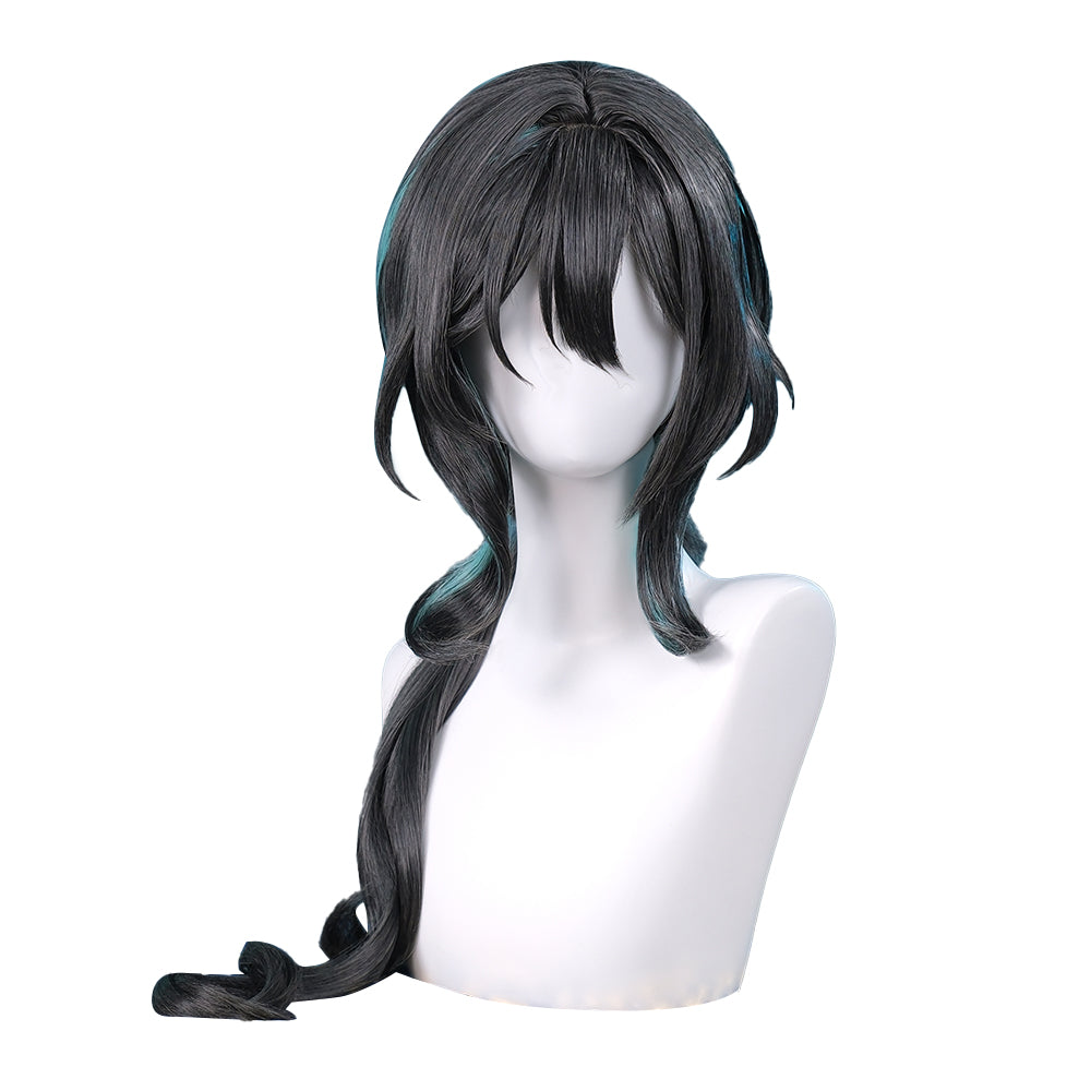 DokiDoki Game Honkai: Star Rail Cosplay Ruan Mei Wig Long Curly Black ...