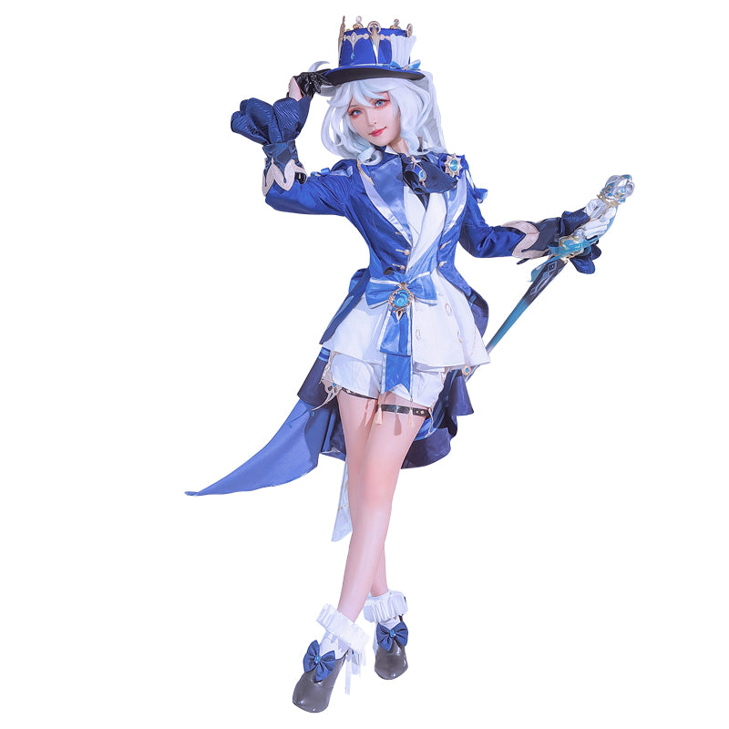 DokiDoki-R Game Genshin Impact Furina Costume Dress Focalors Fontaine ...