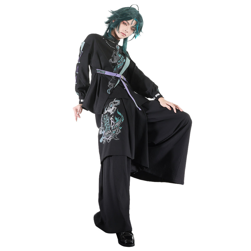 DokiDoki-SR Game Genshin Impact Cosplay Xiao Costume Neo Chinese Style ...