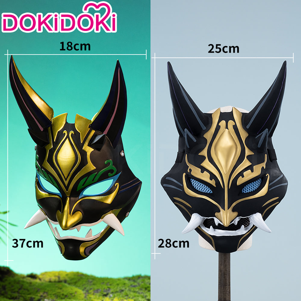 DokiDoki Game Genshin Impact Cosplay Xiao Mask PVC Resin – dokidokicosplay