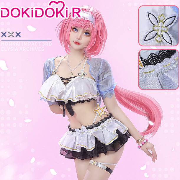 DokiDoki-R Honkai Impact 3rd Cosplay Elysia Swimsuit Summer Costume – dokidokicosplay