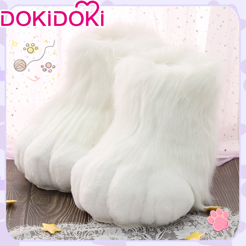 DokiDoki Cosplay Fursuit Animal Feet Beast Foot Furry Shoes Cute Bear ...