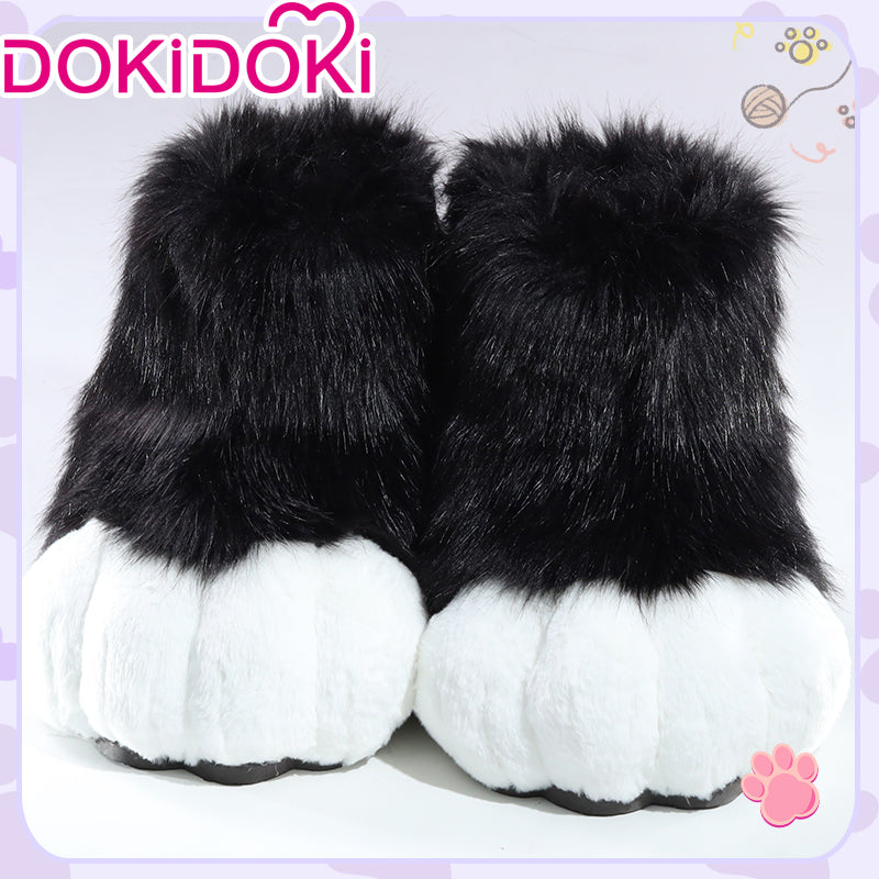 DokiDoki Cosplay Fursuit Animal Feet Beast Foot Furry Shoes Cute Bear ...