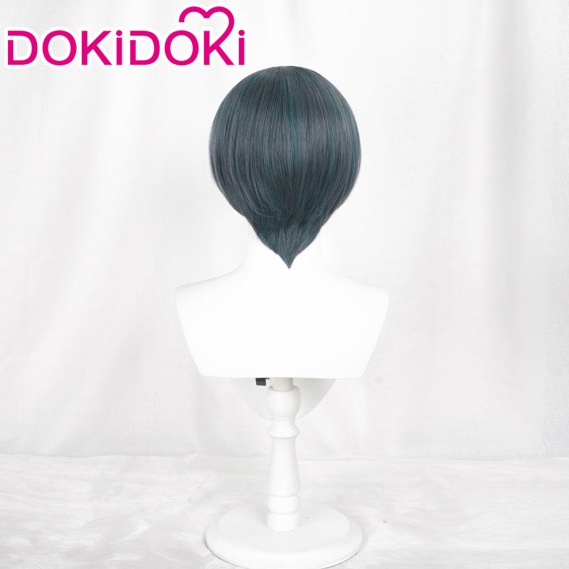 DokiDoki Anime Black Butler Cosplay Ciel Wig Short Green Hair ...
