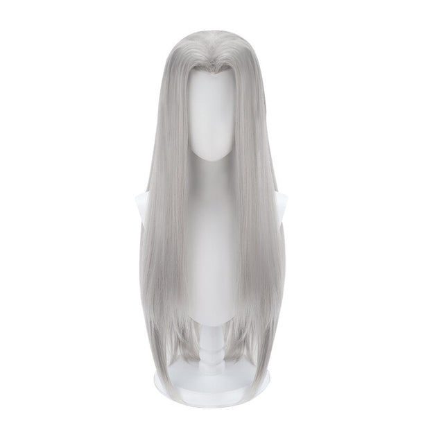 DokiDoki Final Fantasy VII Sephiroth Cosplay Wig Men Silver Long Hair ...