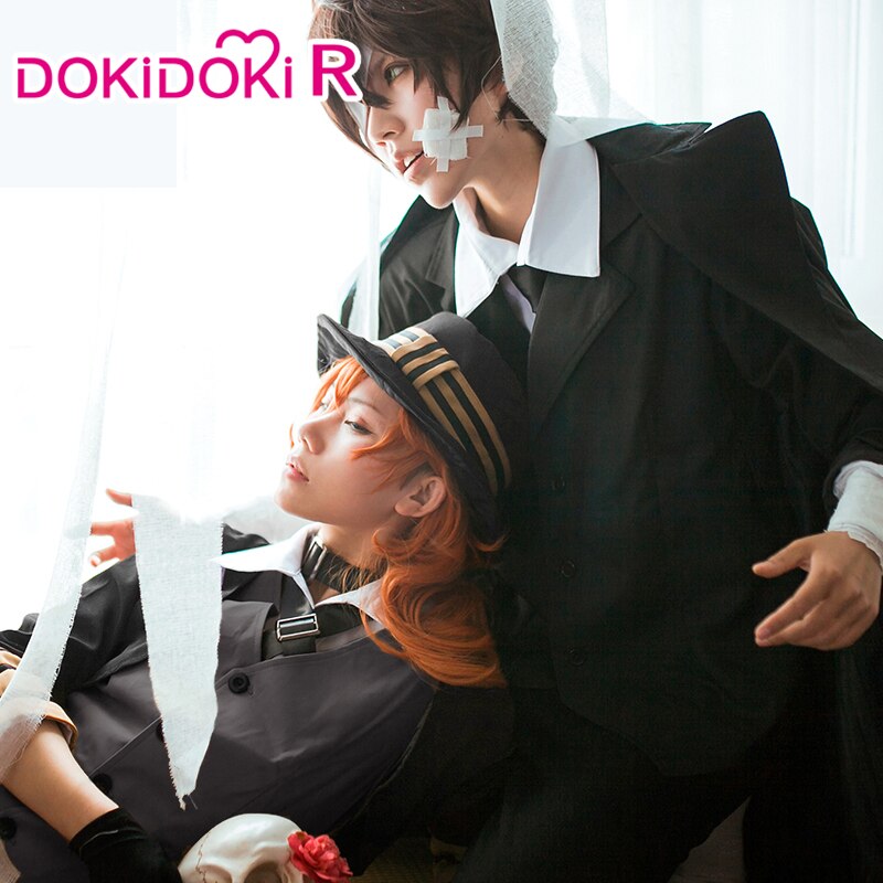 DokiDoki-R Anime Cosplay Cosplay Costume Black Suit – dokidokicosplay